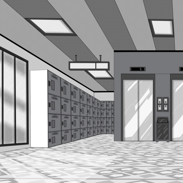 apartment hall (locker) - ibisPaint