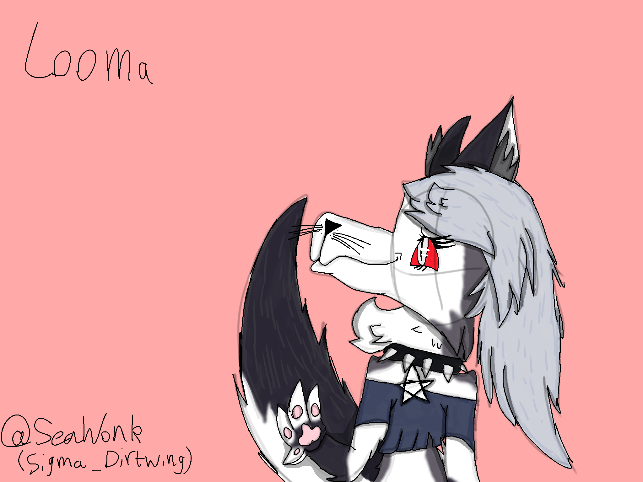 Loona fanart-Helluva Boss - ibisPaint