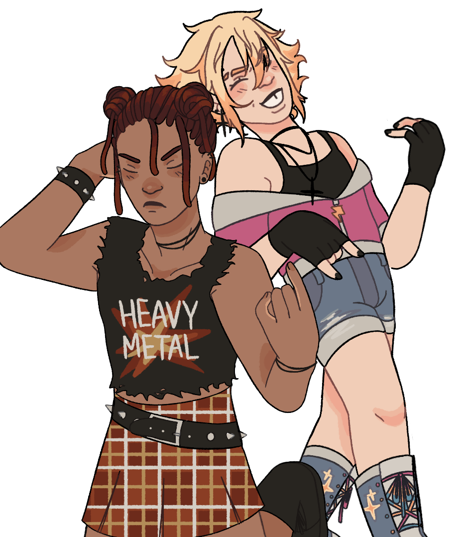 Double Trouble Duo. 💥 - ibisPaint