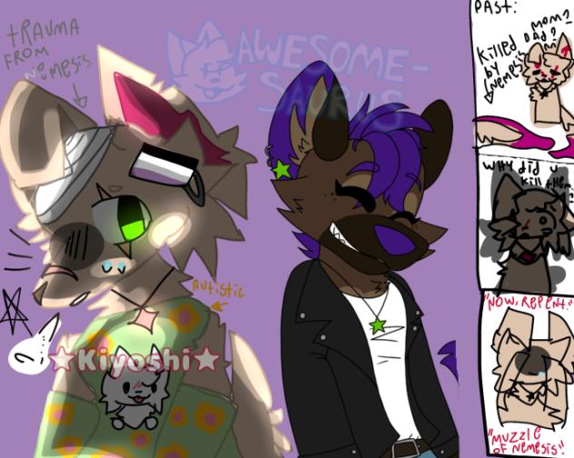 Poor dog....(his name is Stardust) - ibisPaint