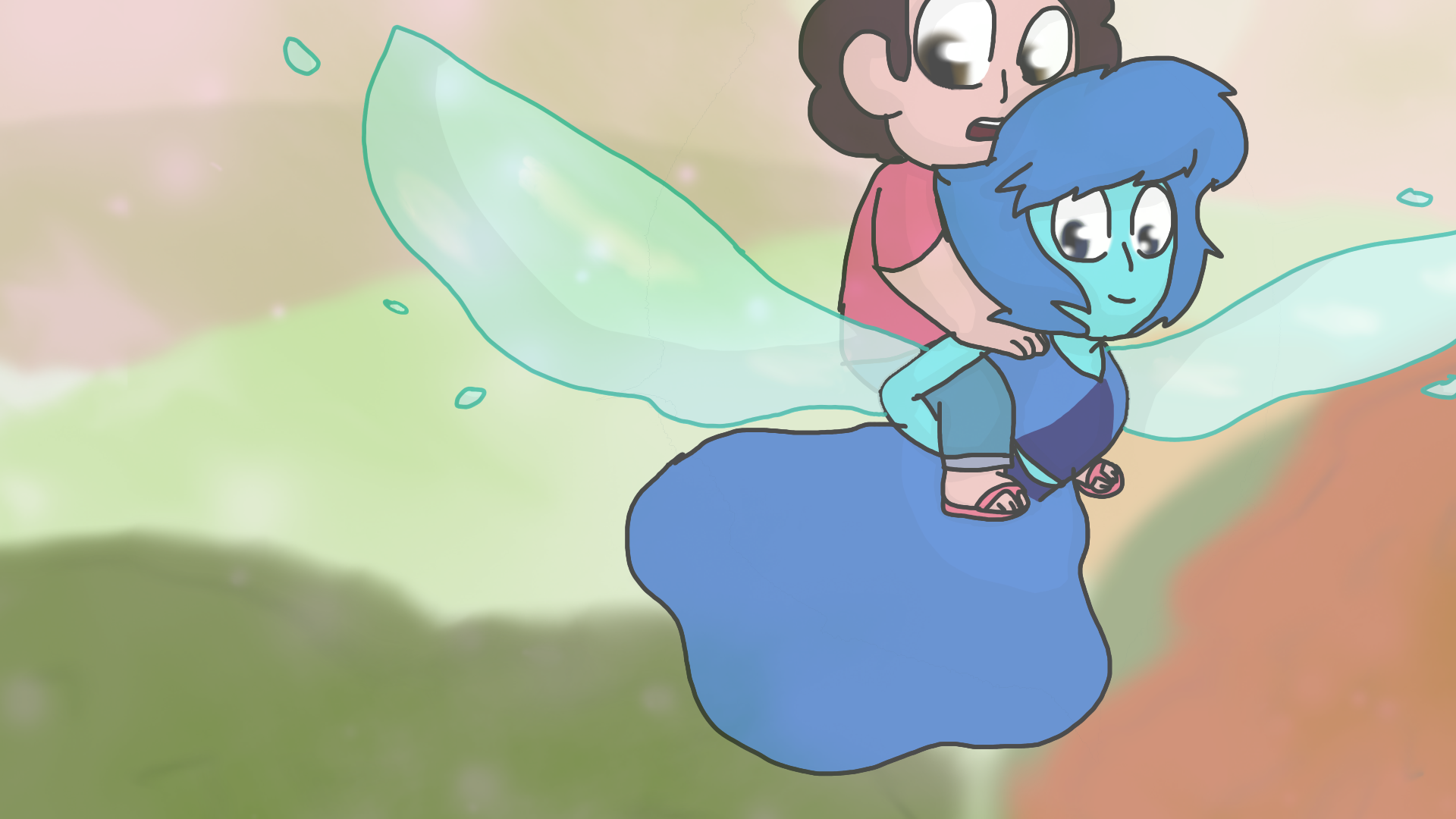 Steven and lapis - ibisPaint