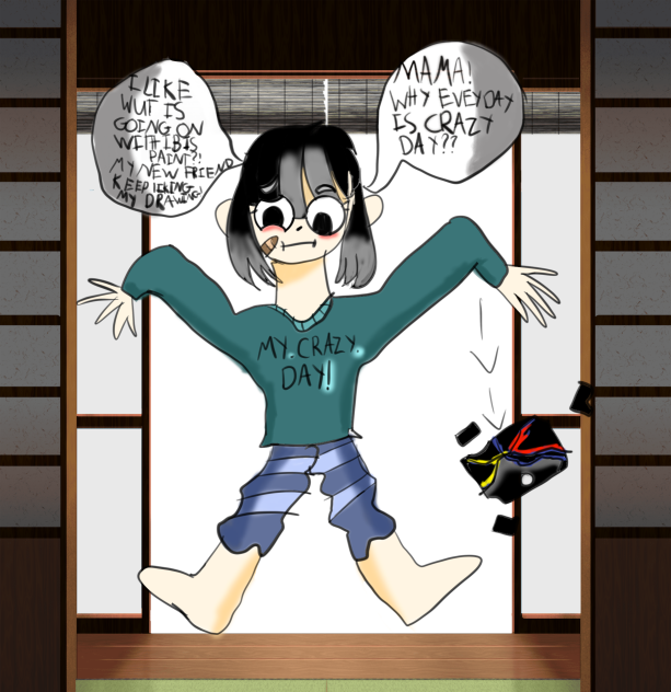 My reaction when I get like and comments - ibisPaint