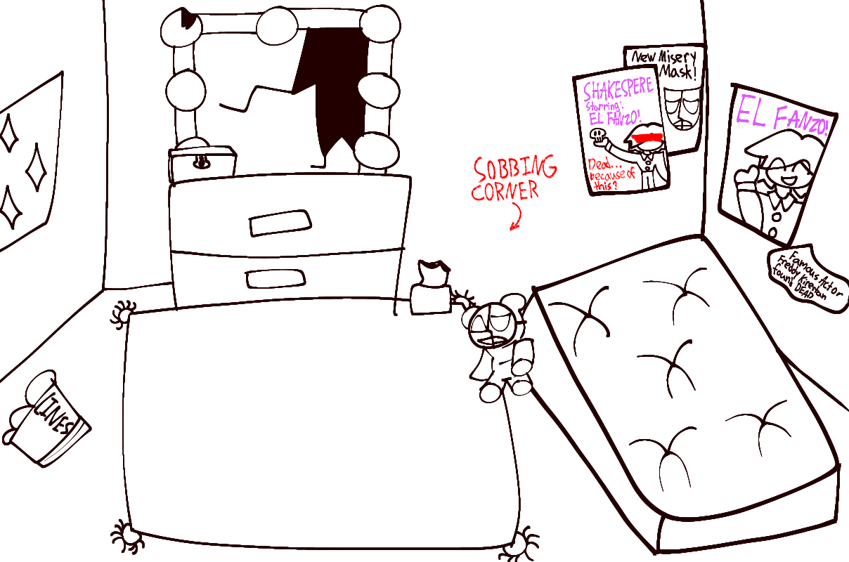 El Fanzo's Room Lineart - ibisPaint