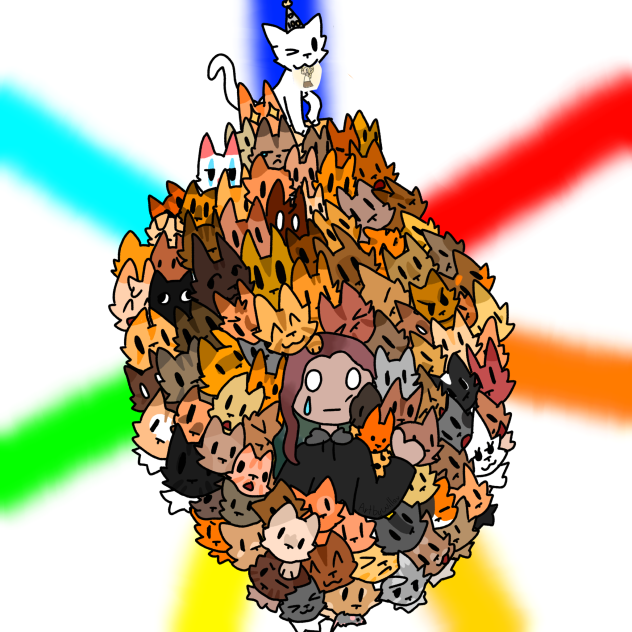 100 catss for Kat - ibisPaint