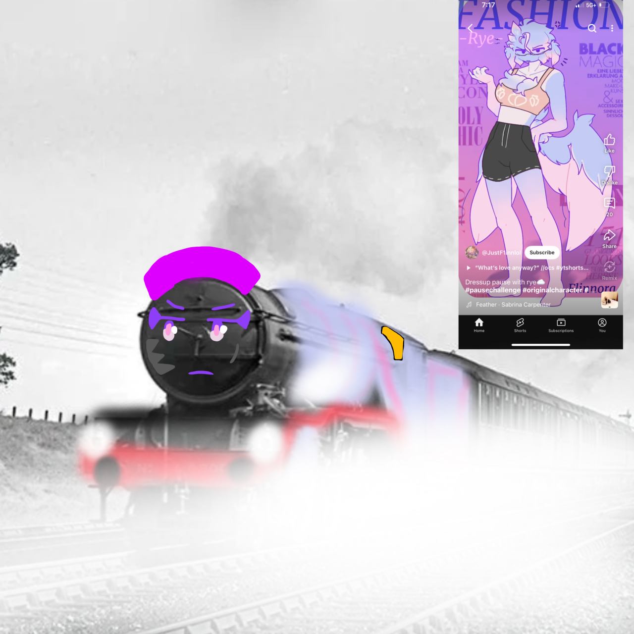 The great western train - ibisPaint