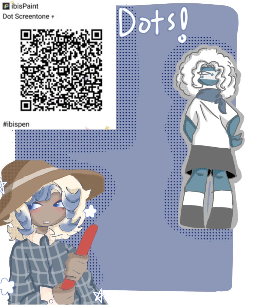 Dot screentone - ibisPaint