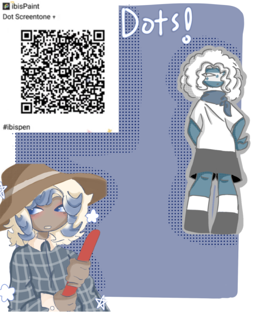 Dot screentone - ibisPaint