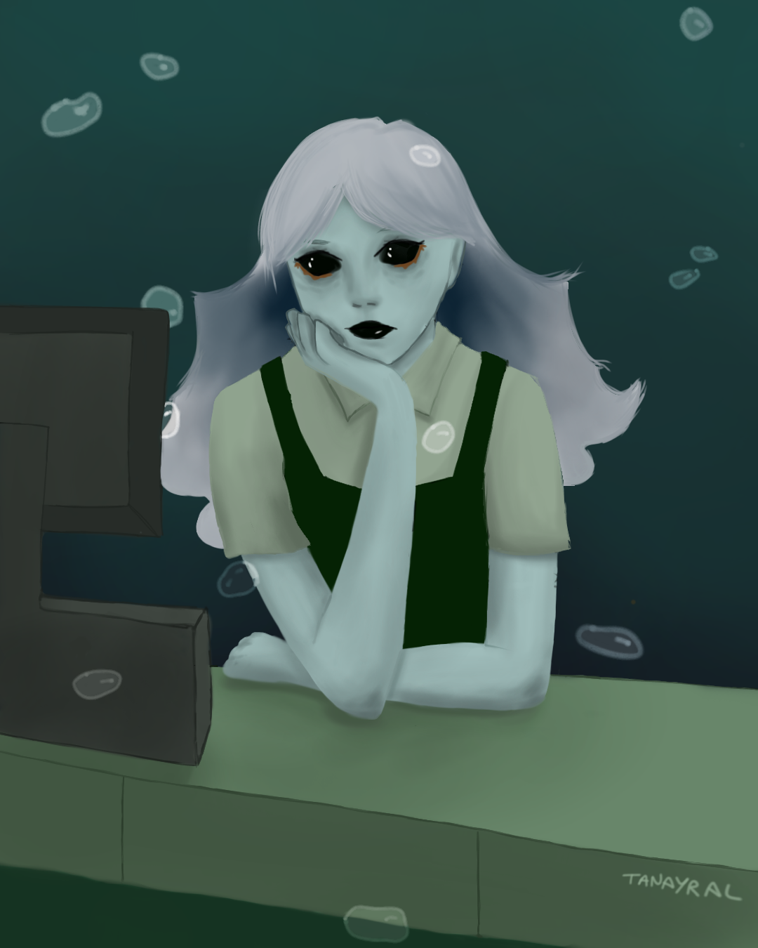 Ghost Cashier - ibisPaint