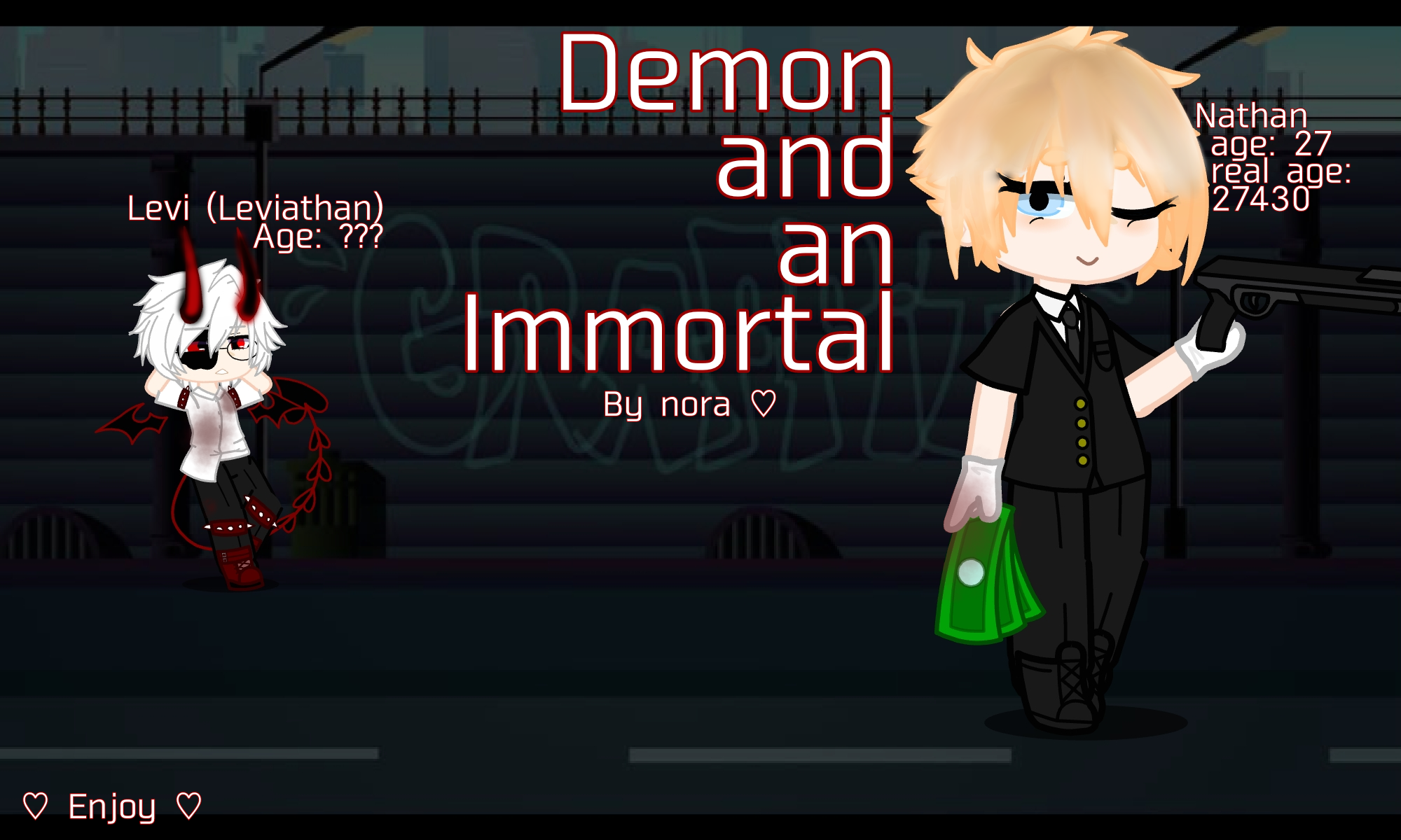 Demon and an Immortal cover - ibisPaint