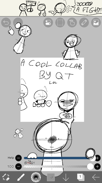A Cool Collab lol - ibisPaint