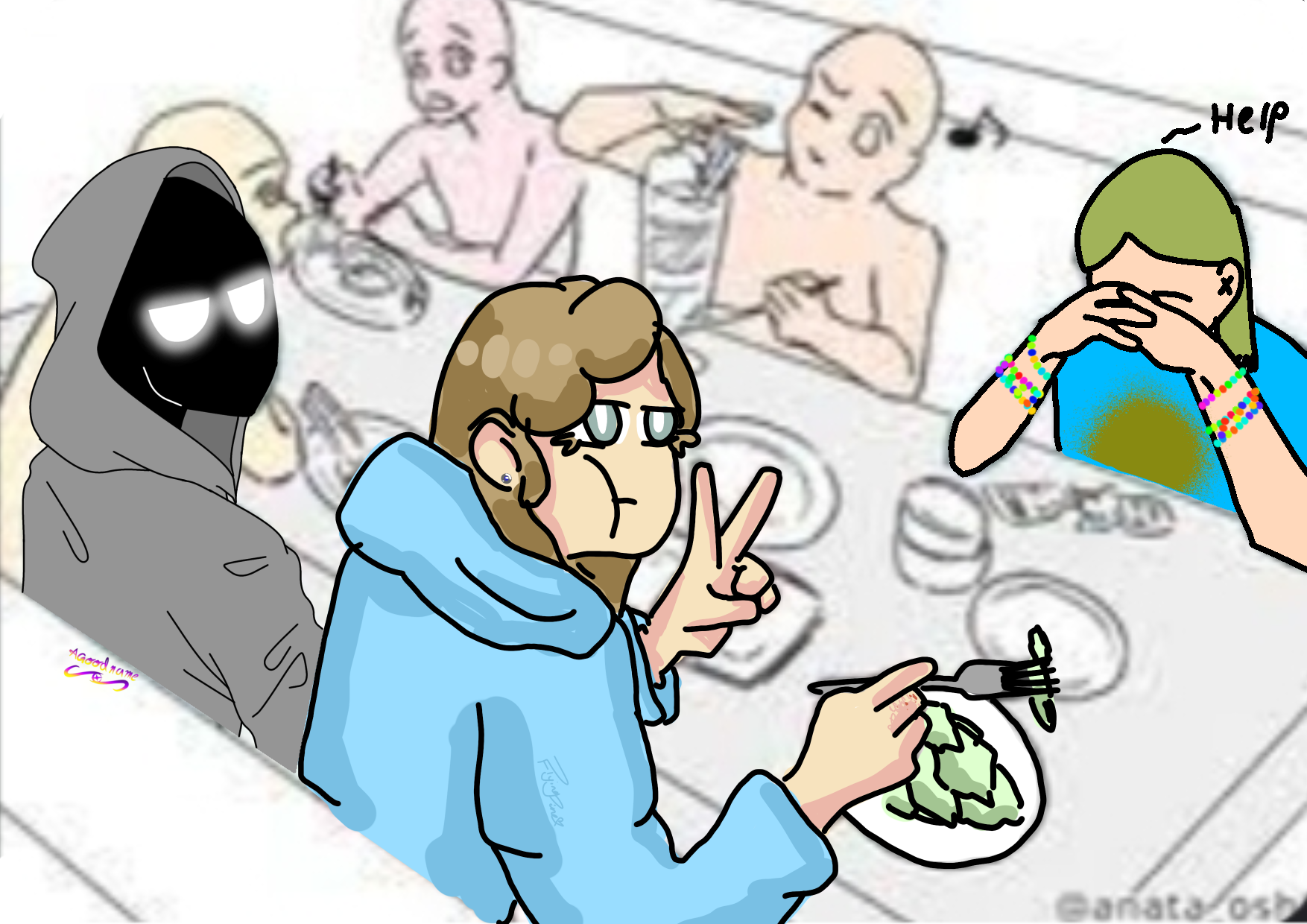 Lunch collab - ibisPaint