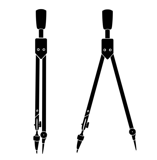 Compass drawing tool icon - ibisPaint