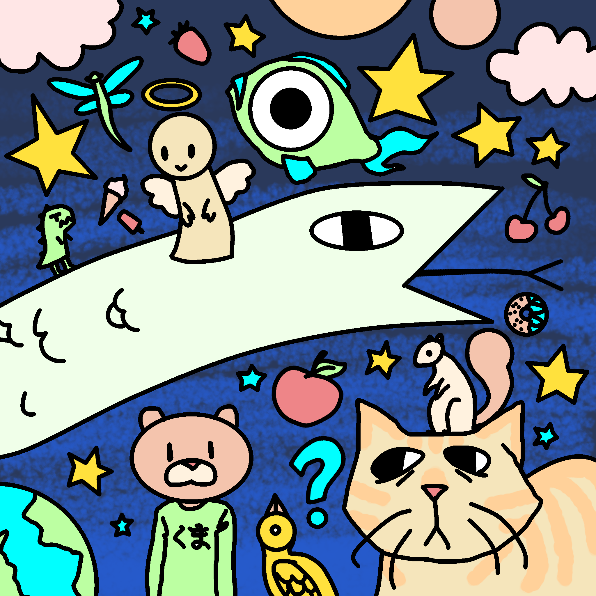 Nichijou-inspired doodles - ibisPaint