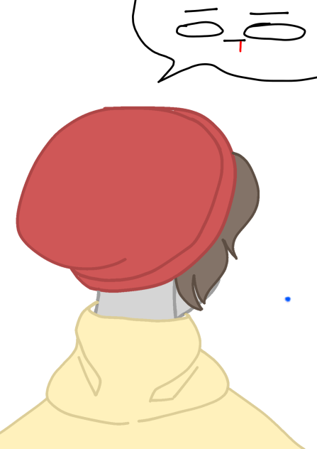 When ghostbur sees something blue - ibisPaint