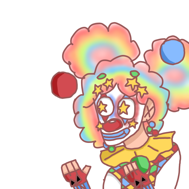 My clown oc waffle iron - ibisPaint