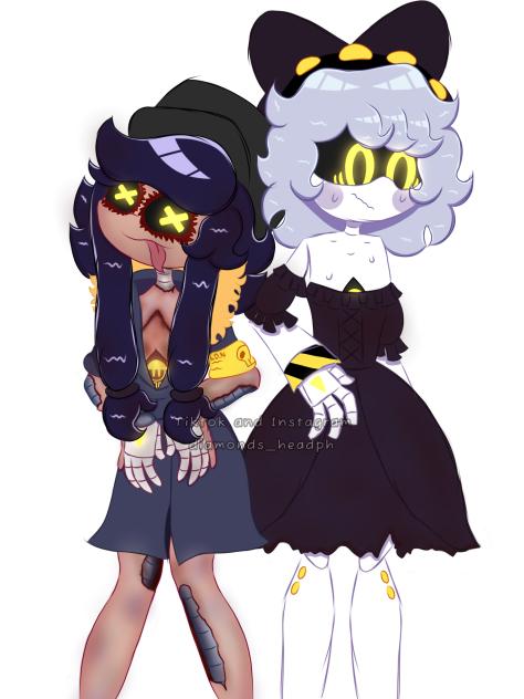 N and Cyn clothes swap - ibisPaint