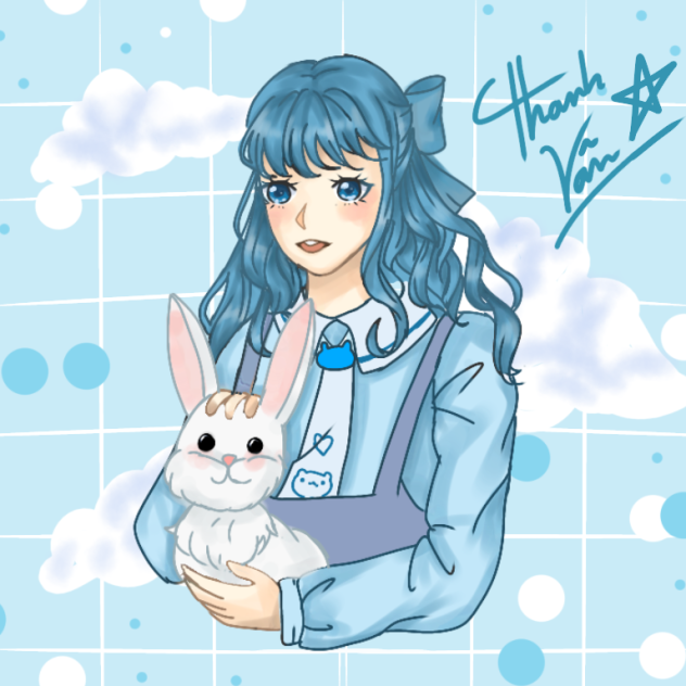 Rabbit 🐰💙 - ibisPaint