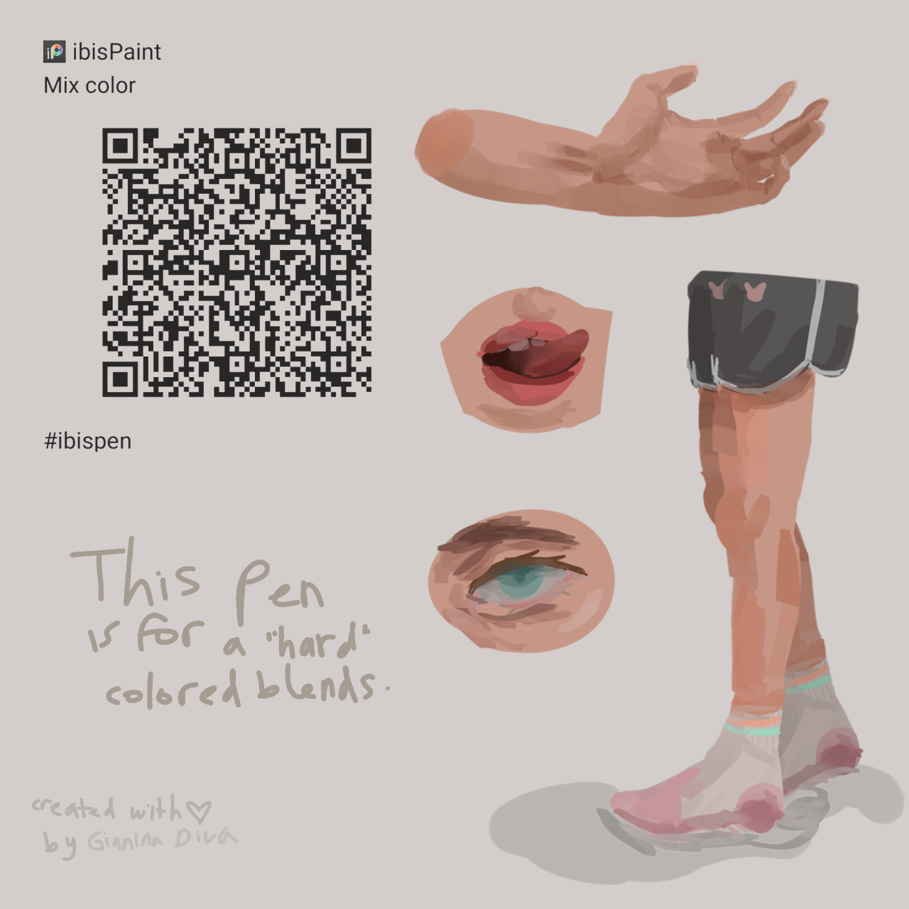 Mix colored pen - ibisPaint