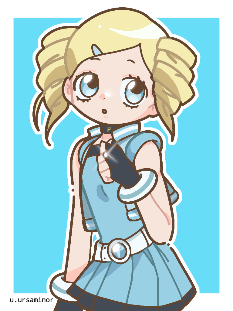 Bubbles from Powerpuff Girls Z! - ibisPaint