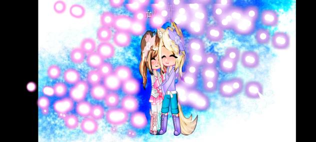 Me and my IRL friend Trinity in Gacha - ibisPaint