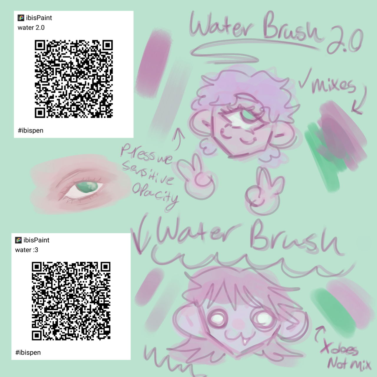 Abbyss Water Brushes•°♡ - ibisPaint