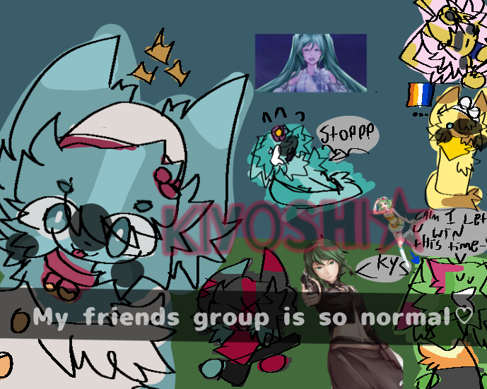 What an normal group chat... - ibisPaint