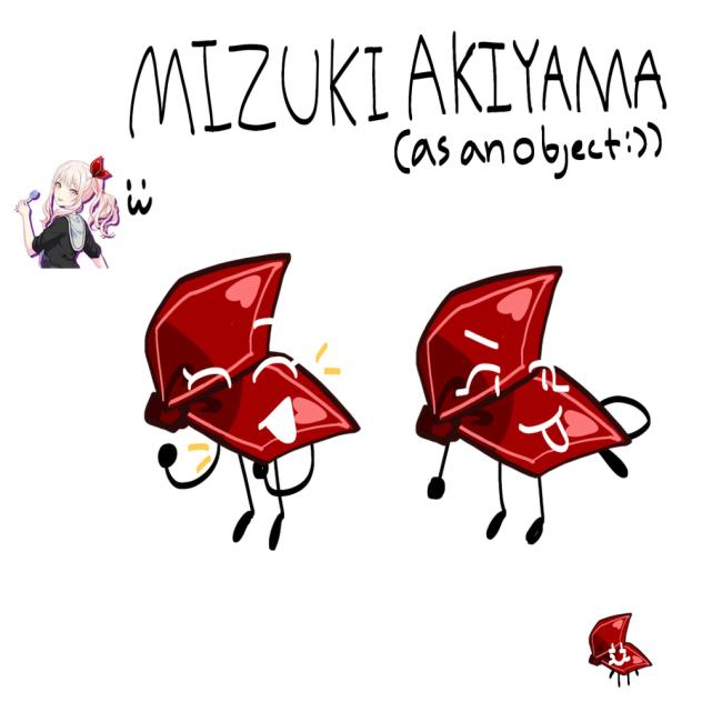 Mizuki Akiyama as an object - ibisPaint