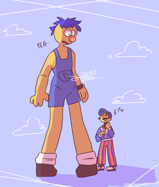 yellow guy & wally darling - ibisPaint