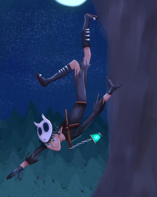 A dude falling - ibisPaint