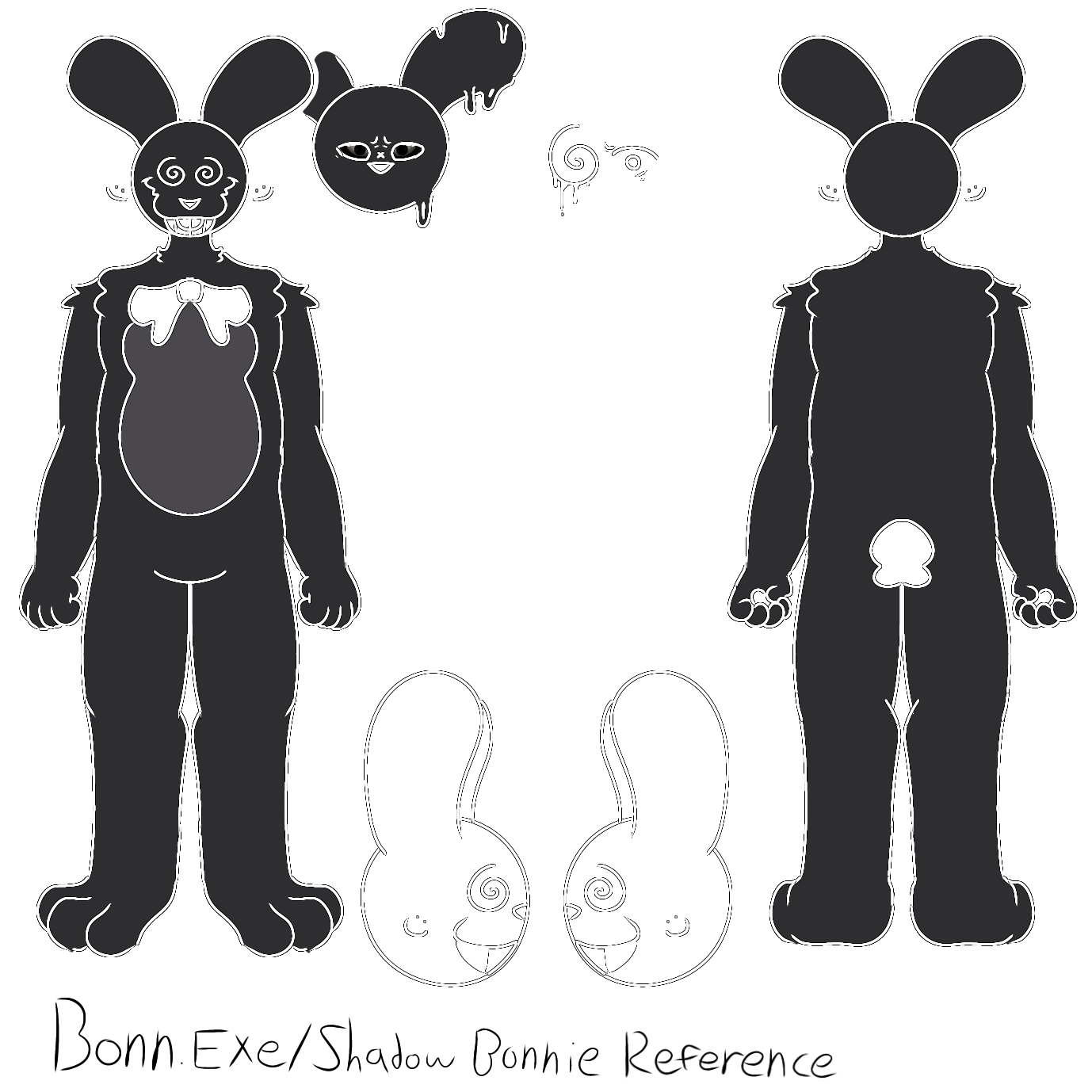Bonn.iExe - Shadow Bonnie Reference - ibisPaint