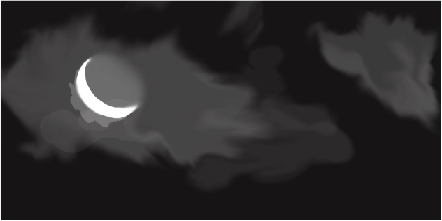 Cloudy Night - ibisPaint