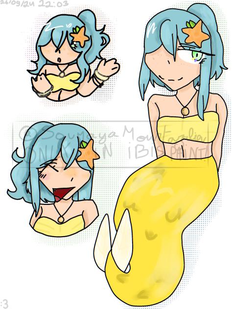 【mermaid】🩵 - ibisPaint