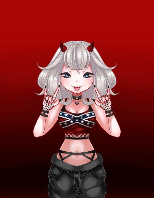 Punk Rebel Rae - ibisPaint