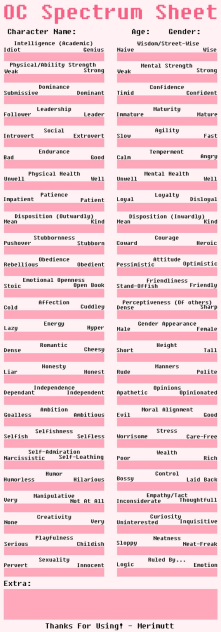 OC Spectrum Sheet - ibisPaint