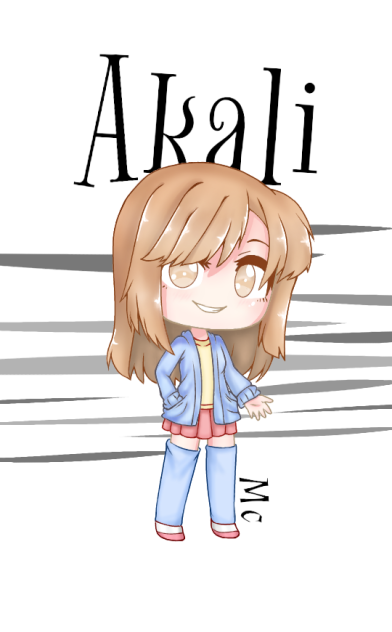 [Speed edit] Akali (Fallen Star) OC - ibisPaint