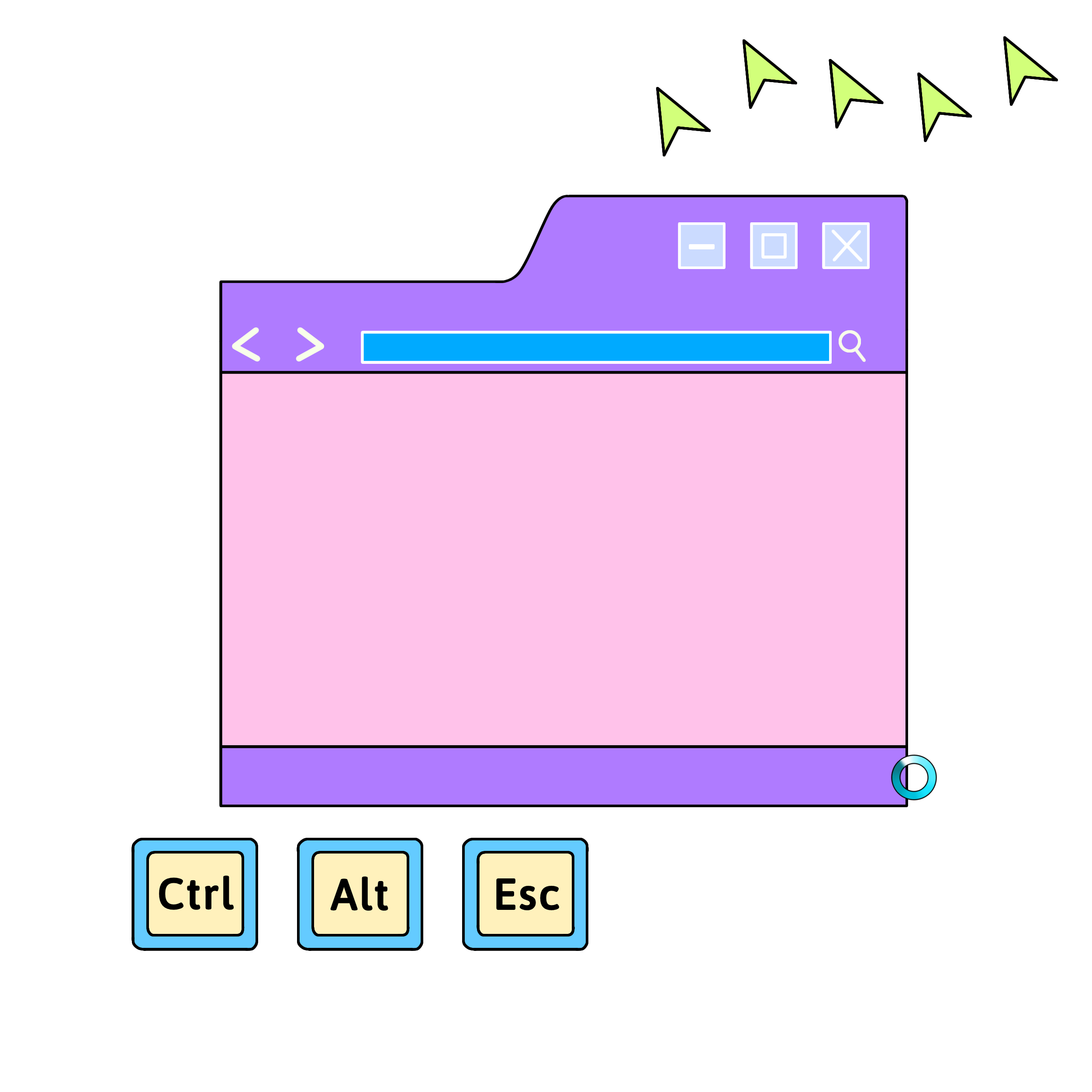 y2k digital screen - ibisPaint