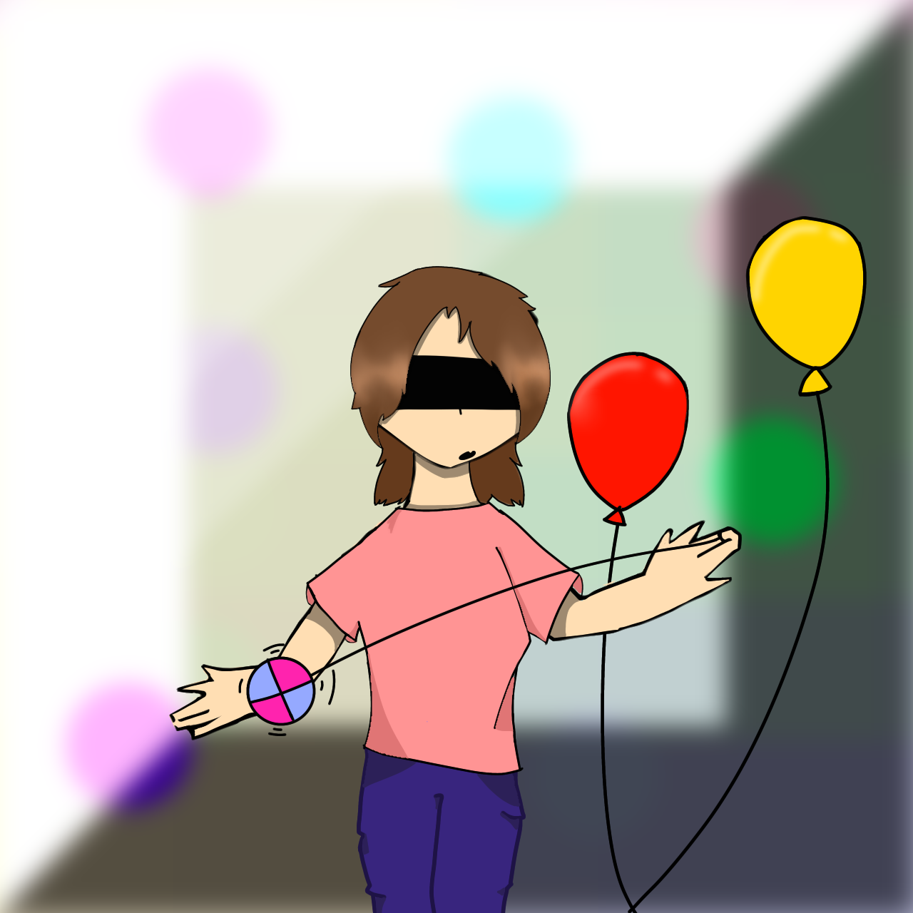 Blindfolded yo-yo - ibisPaint