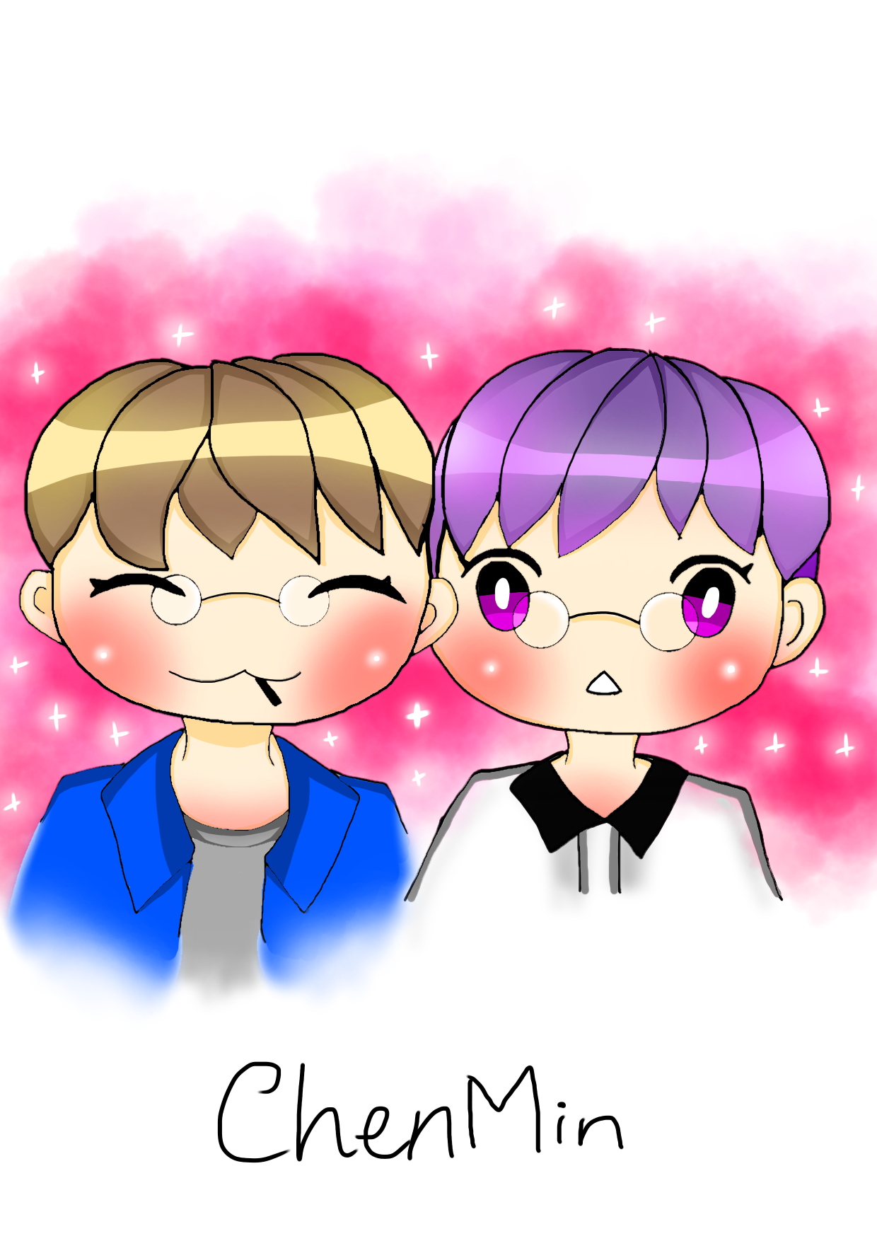 Fanart Chen x Xiumin EXO - ibisPaint