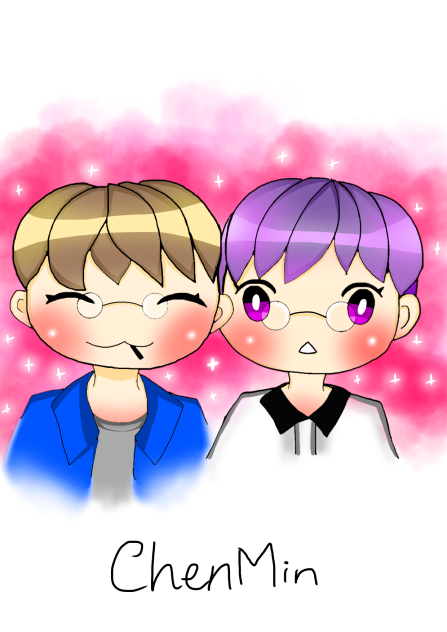 Fanart Chen x Xiumin EXO - ibisPaint