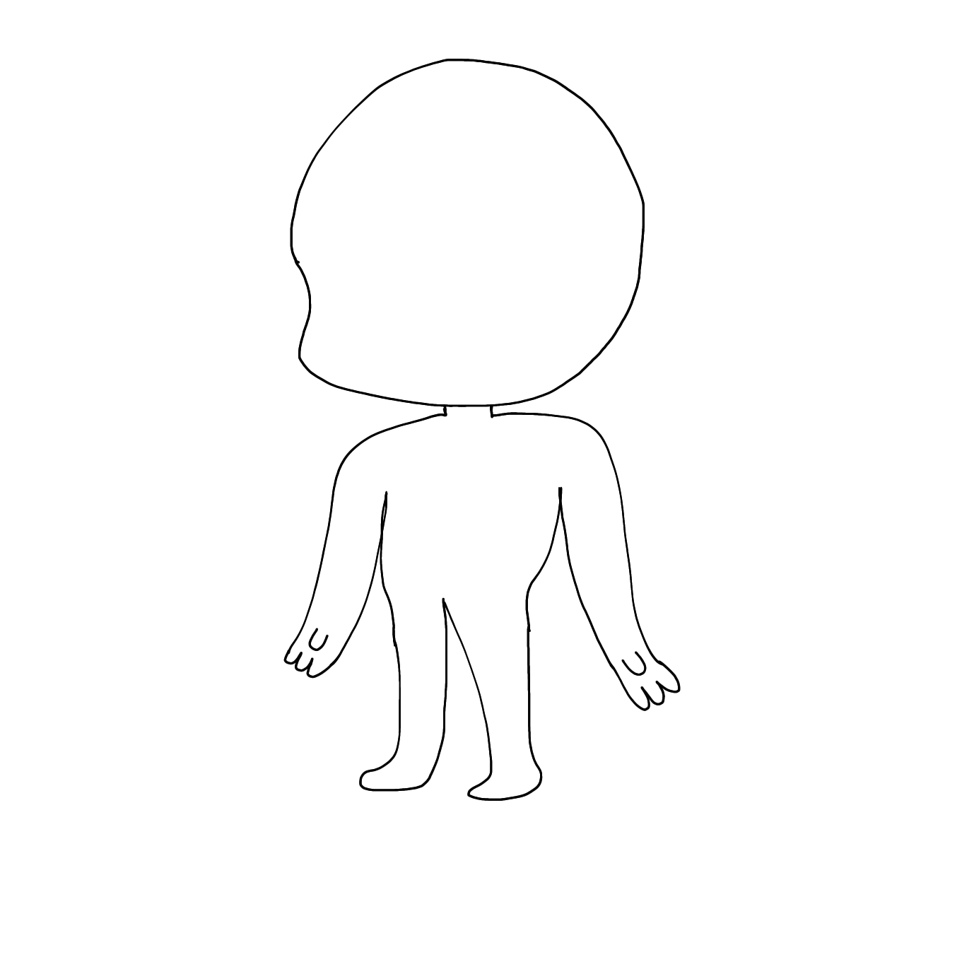 Chibi character template - ibisPaint