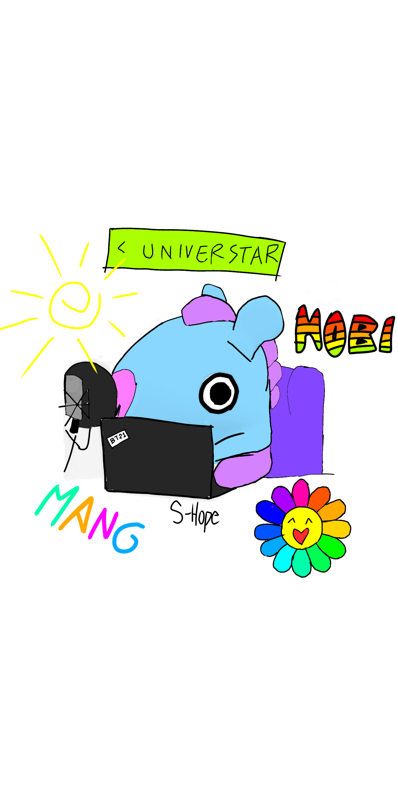 Mang-BT21 Hobi-BTS - ibisPaint