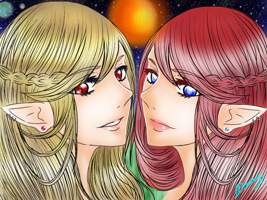 Twin sister - ibisPaint