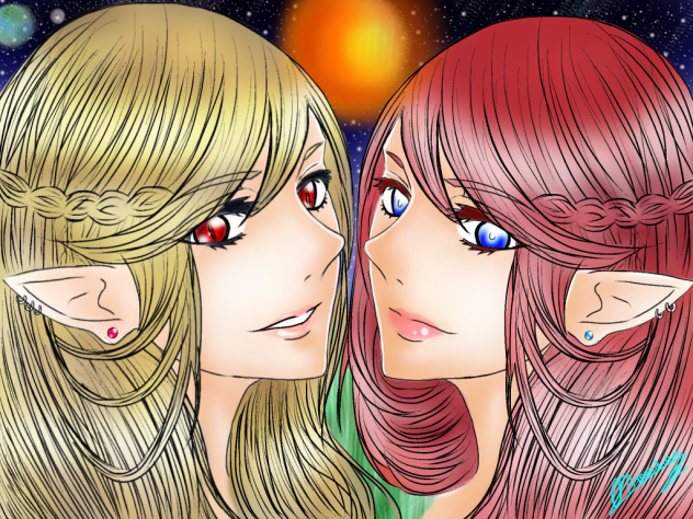 Twin sister - ibisPaint
