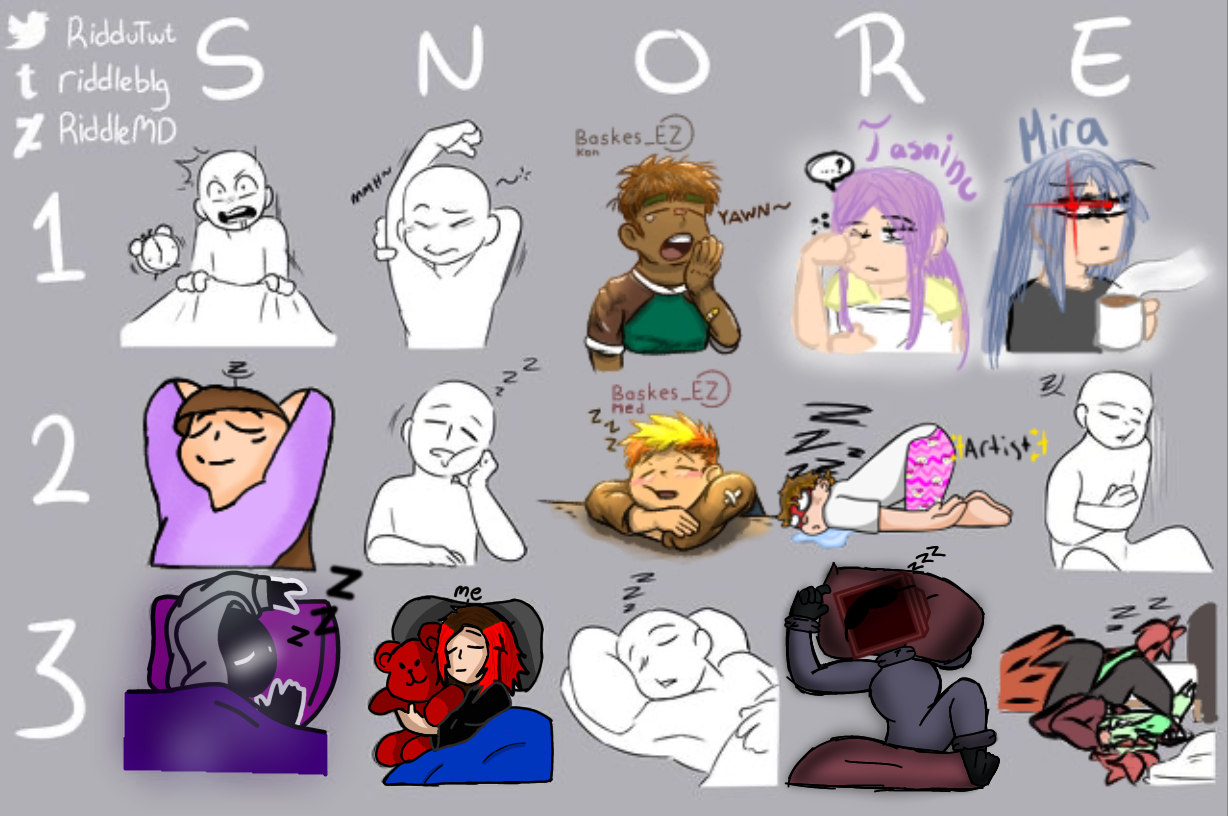 Sleepy time collab - ibisPaint