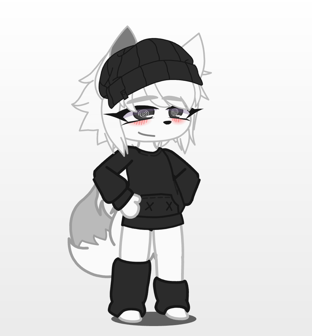 My fursona in gacha - ibisPaint