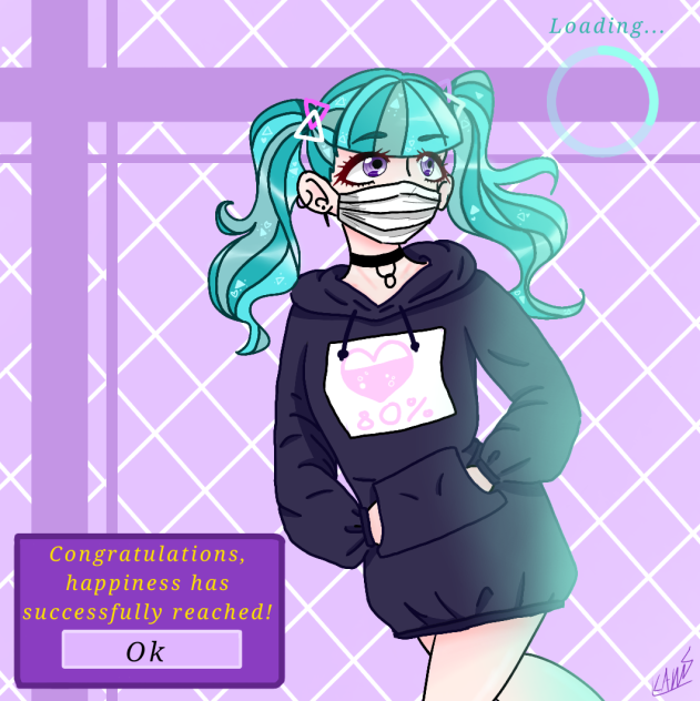 Blue happiness - ibisPaint