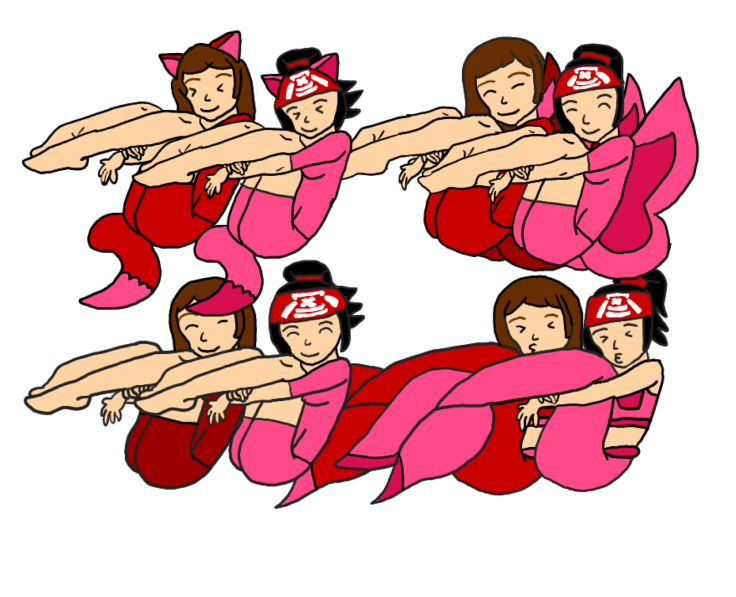 Wendy And Suzume's Transformation. - ibisPaint