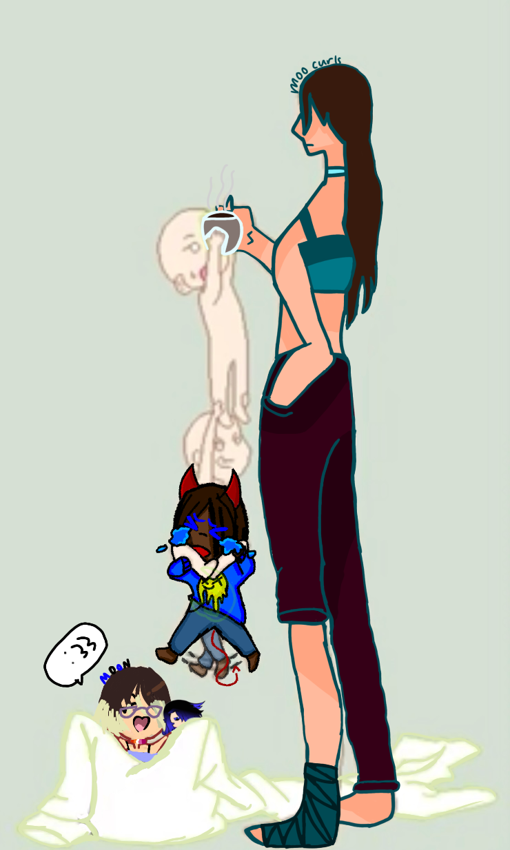 Children Collab with Moo Curls #2 - ibisPaint