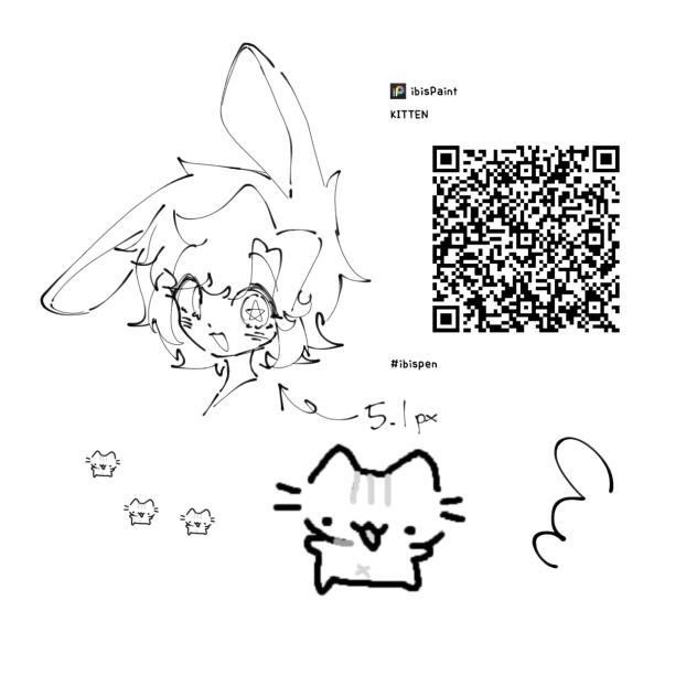 kitten brush - ibisPaint