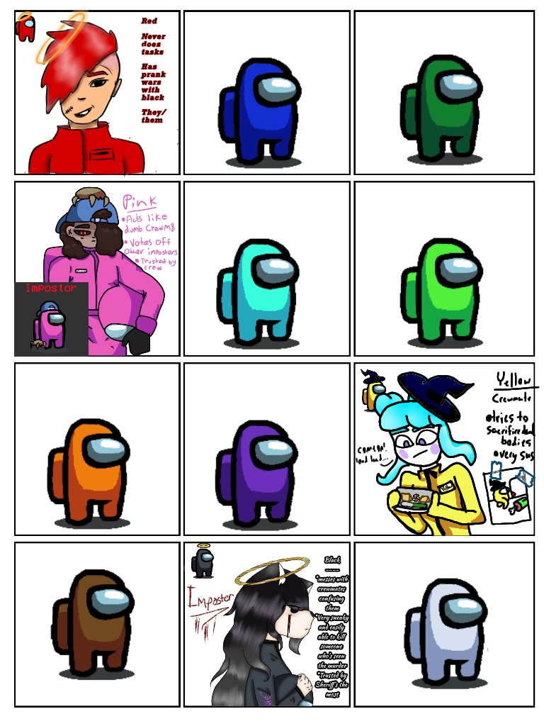 Among Us Collab sus - ibisPaint